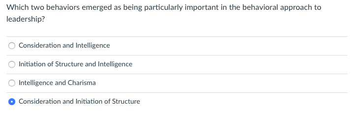 Solved Which two behaviors emerged as being particularly | Chegg.com