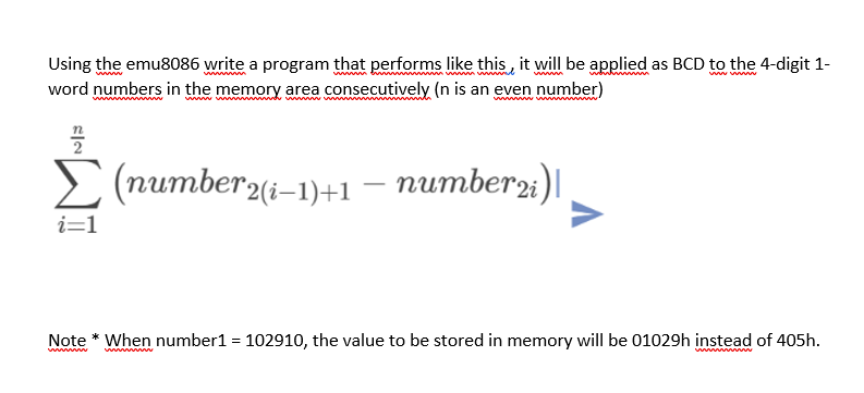 using assembly language main code would be like | Chegg.com