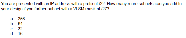 Solved How many subnets are needed for the following | Chegg.com
