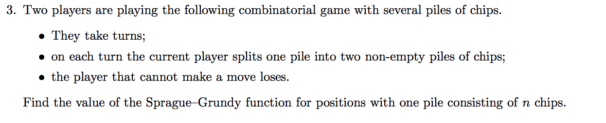 Solved 3. Two players are playing the following | Chegg.com