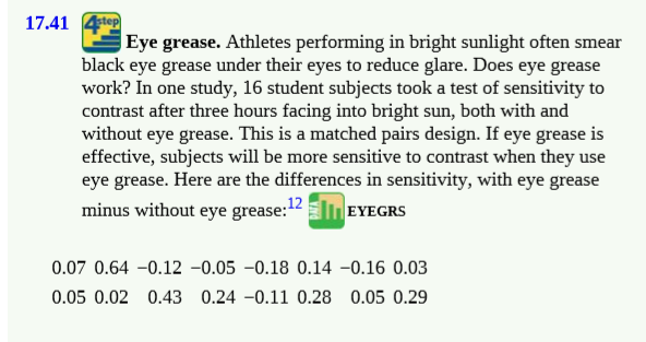 Solved 17.41 4step Eye grease. Athletes performing in bright | Chegg.com