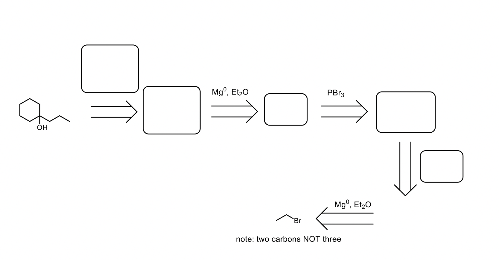 Solved Mg0,Et2O note: two carbons NOT three | Chegg.com