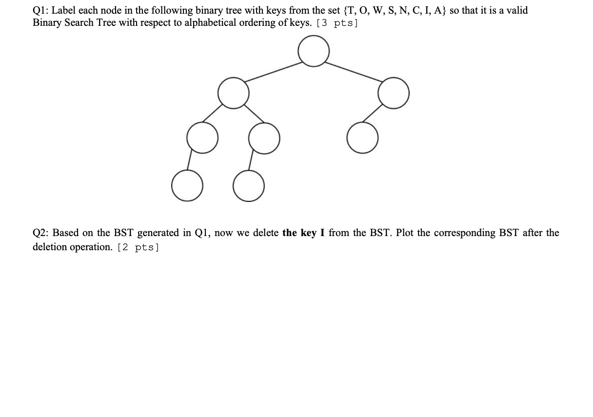 Solved QAnswer ASAP please. 1: Label each node in the | Chegg.com