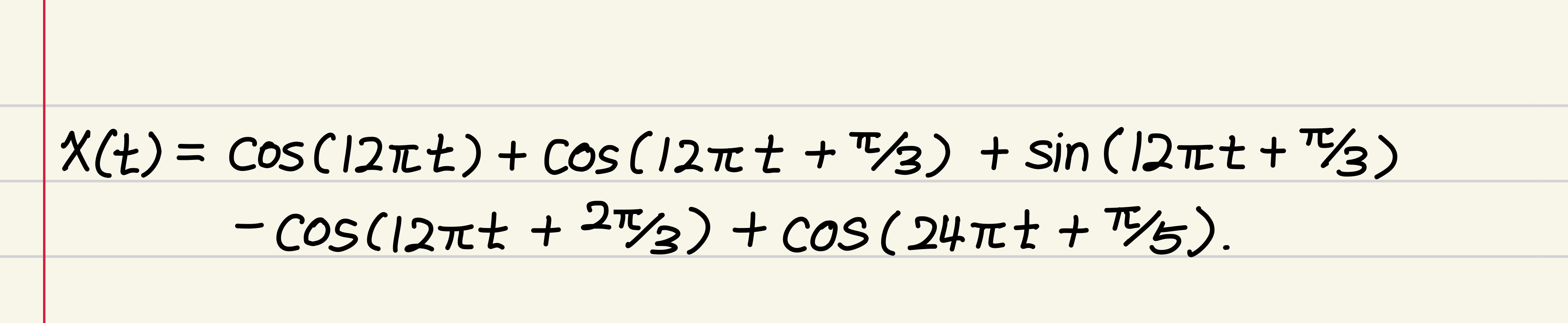 Simplify this equation using Phasor Addition Theorem | Chegg.com