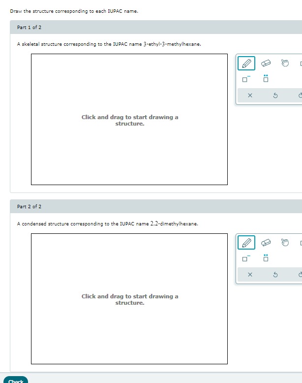 Solved Draw the structure corresponding to each IUPAC | Chegg.com