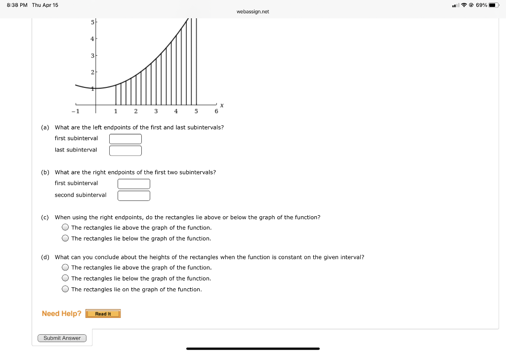 Solved The function shown in the graph below is increasing | Chegg.com