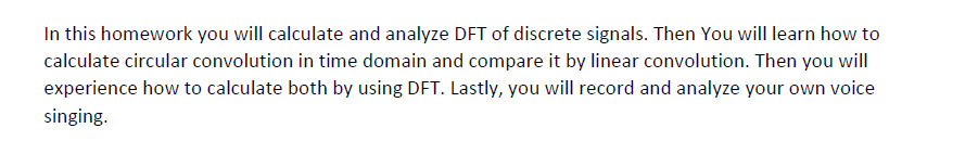 Solved In This Homework You Will Calculate And Analyze Dft