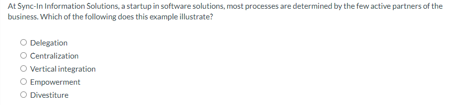 Solved At Sync-In Information Solutions, a startup in | Chegg.com