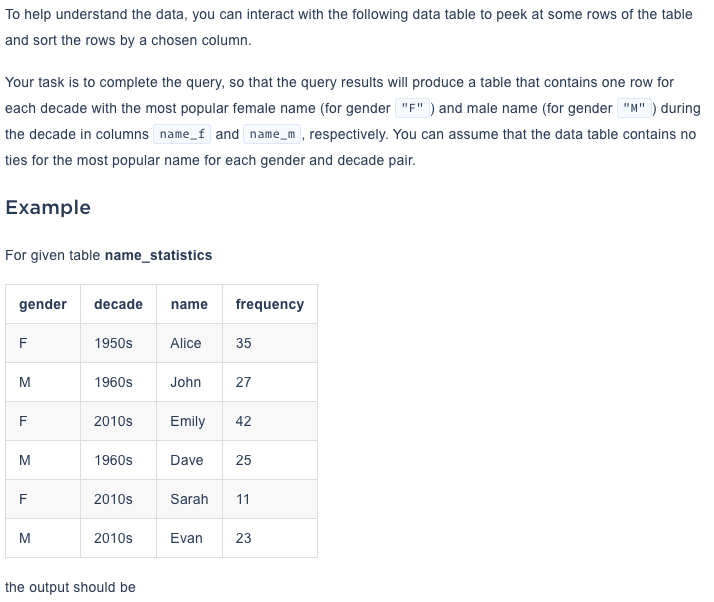Recovery MySQL Implement the missing code, denoted by | Chegg.com