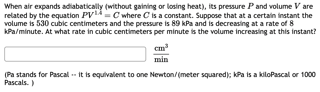 Solved When air expands adiabatically (without gaining or | Chegg.com