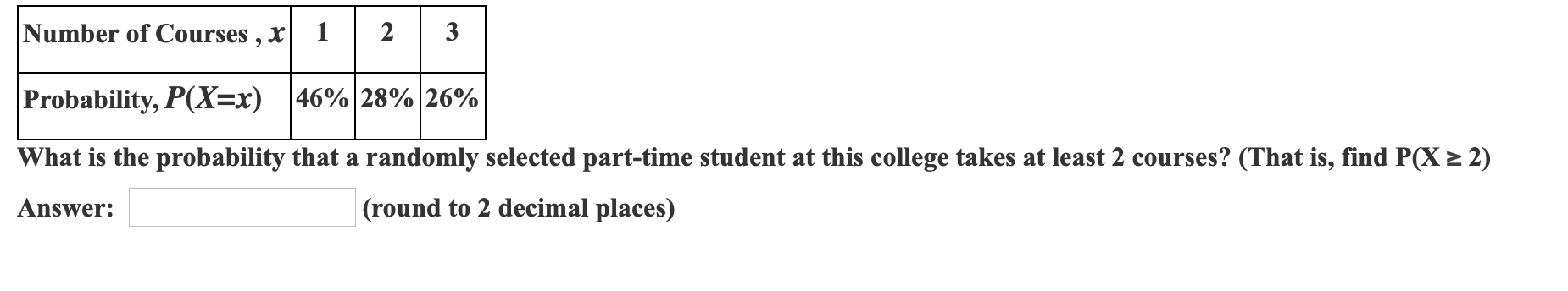 Solved The random variable X = the number of vehicles owned. | Chegg.com