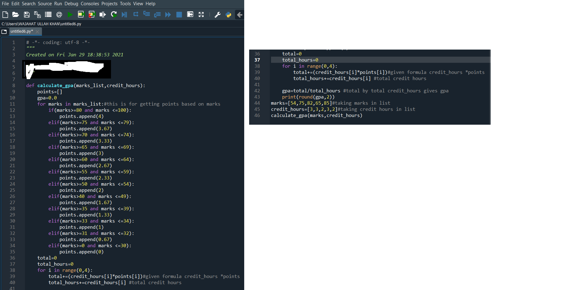 Solved 7 File Edit Search Source Run Debug Consoles Projects | Chegg.com