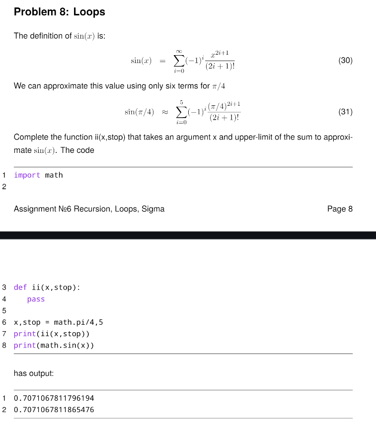 Solved The definition of sin(x) is: | Chegg.com