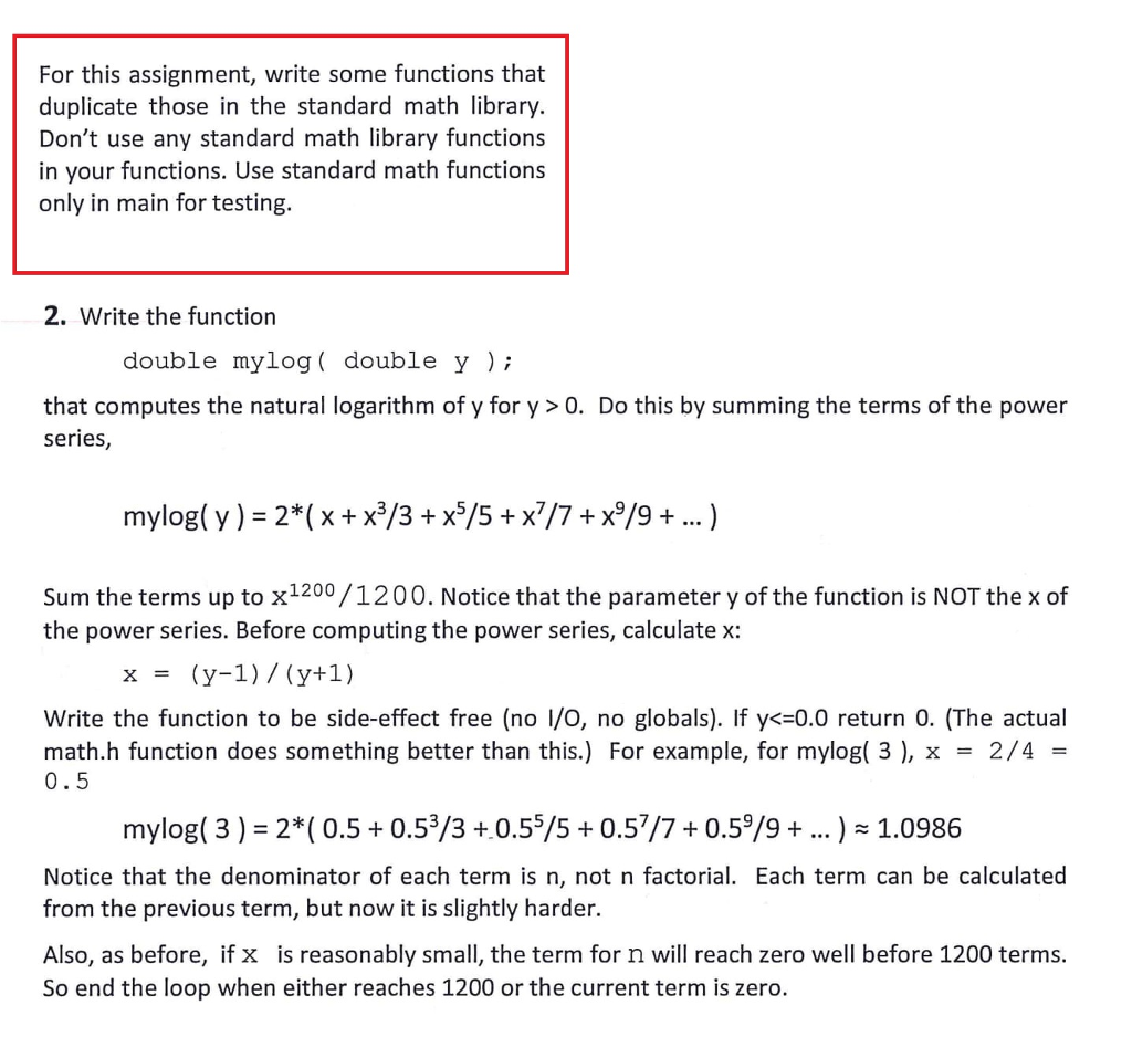 Solved For this assignment, write some functions that | Chegg.com