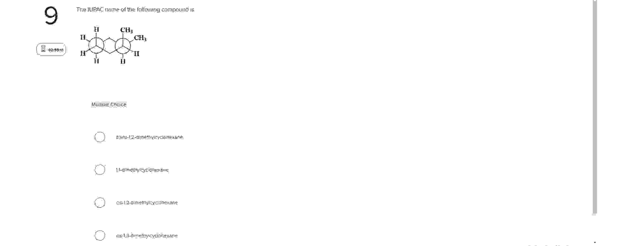 Solved Please help! The IUPAC name of the following compound | Chegg.com