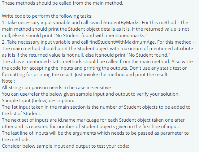 Solved Title: Student Create a class Student with below | Chegg.com