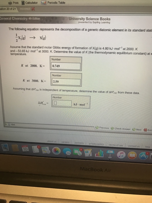 Solved The Following Equation Represents The Decomposition