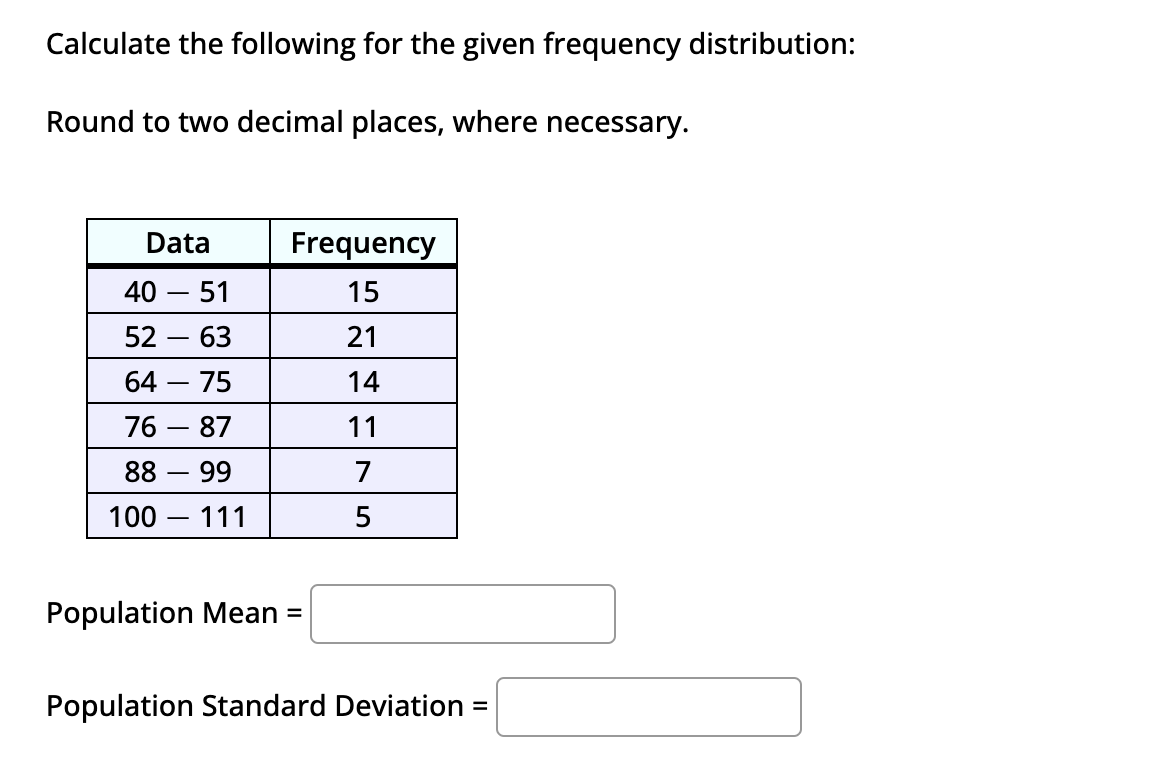 Solved Calculate the following for the given frequency | Chegg.com