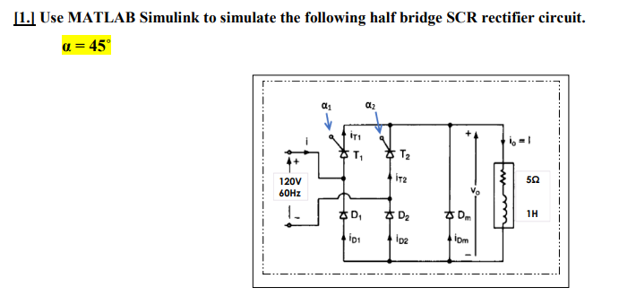 Solved [1.] Use MATLAB Simulink to simulate the following | Chegg.com