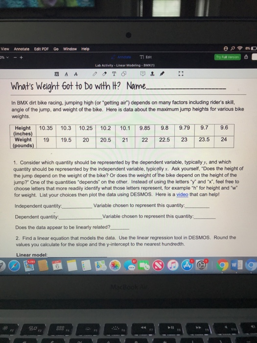 Solved 6% Edit PDF View Annotate Go Window Help Annatate TI | Chegg.com