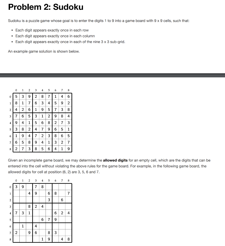 Solved Please help, write in c++ program. solve the Sudoku | Chegg.com