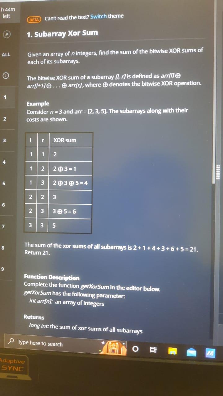 Solved (BETA) Can't read the text? Switch theme 1. Subarray | Chegg.com Solved (BETA) Can't read the text? Switch theme 1. Subarray | Chegg.com