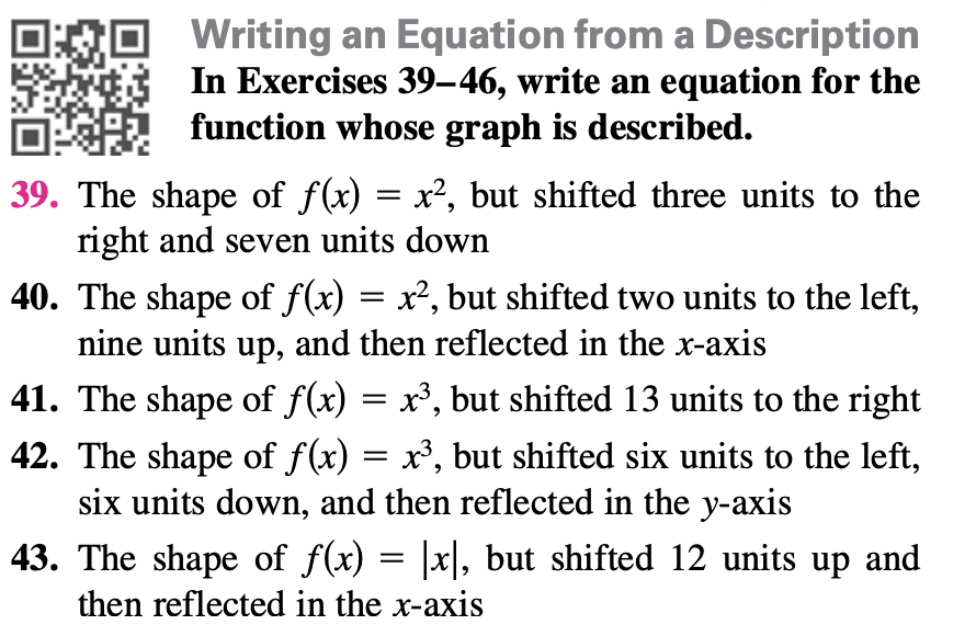 Solved 20 Writing an Equation from a Description In | Chegg.com