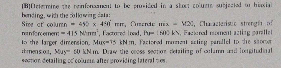 Solved Chart 49 COMPRESSION WITH BENDING - Rectangular | Chegg.com