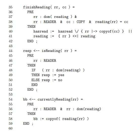 Solved You may wish to consult the B-Method notation given | Chegg.com