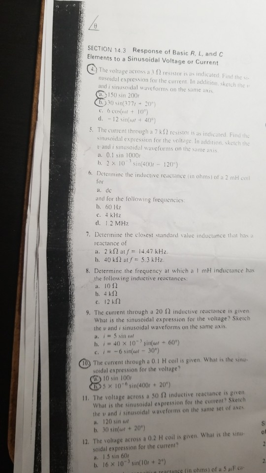 Solved PROBLEMS 581 t Fig 30 Write the analytical expression | Chegg.com