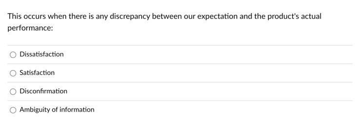 Solved This occurs when there is any discrepancy between our | Chegg.com