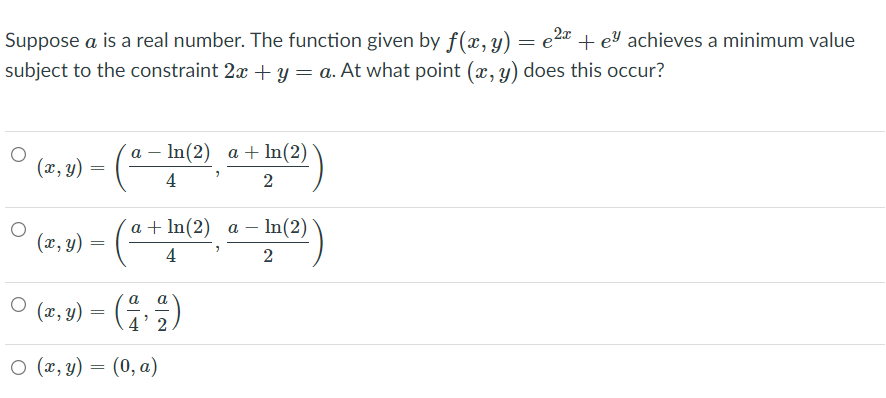 Solved Suppose a is a real number. The function given by | Chegg.com