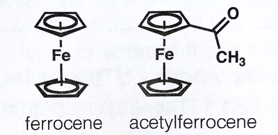 Solved List and label all functional groups in (1) ferrocene | Chegg.com