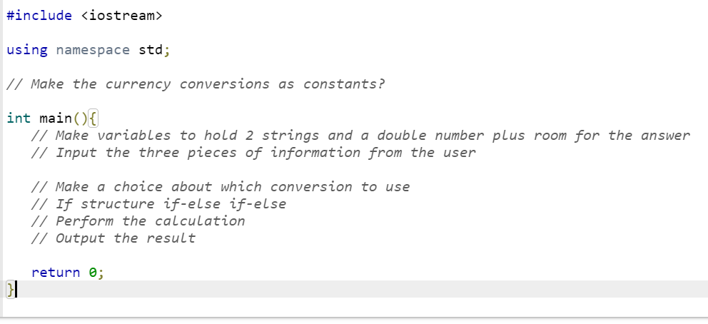 Solved In this exercise, you will write a program to convert | Chegg.com