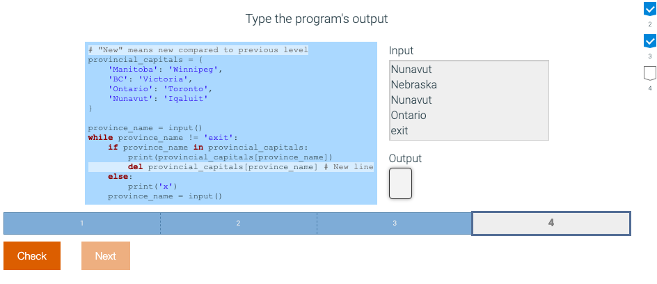 Solved Type the program's output 2 # "New" means new | Chegg.com