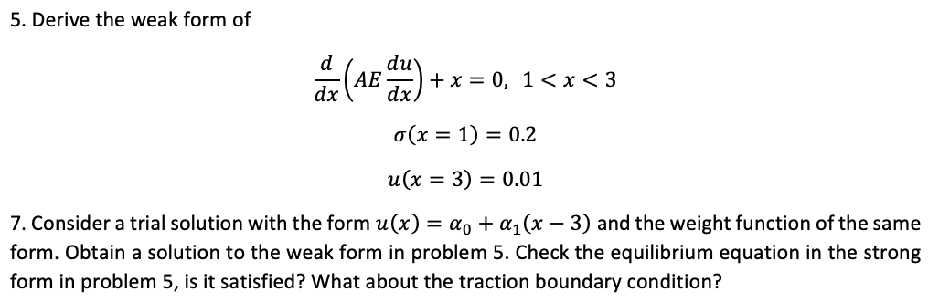 du (x = 0) = Eε = E dx | Chegg.com