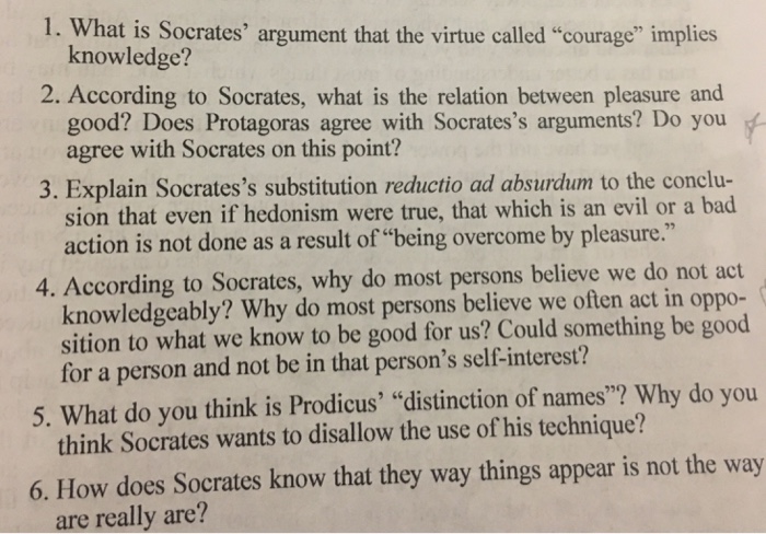 1. What is Socrates' argument that the virtue called | Chegg.com
