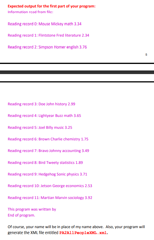 Make sure to follow the instructions. This is a 4 | Chegg.com