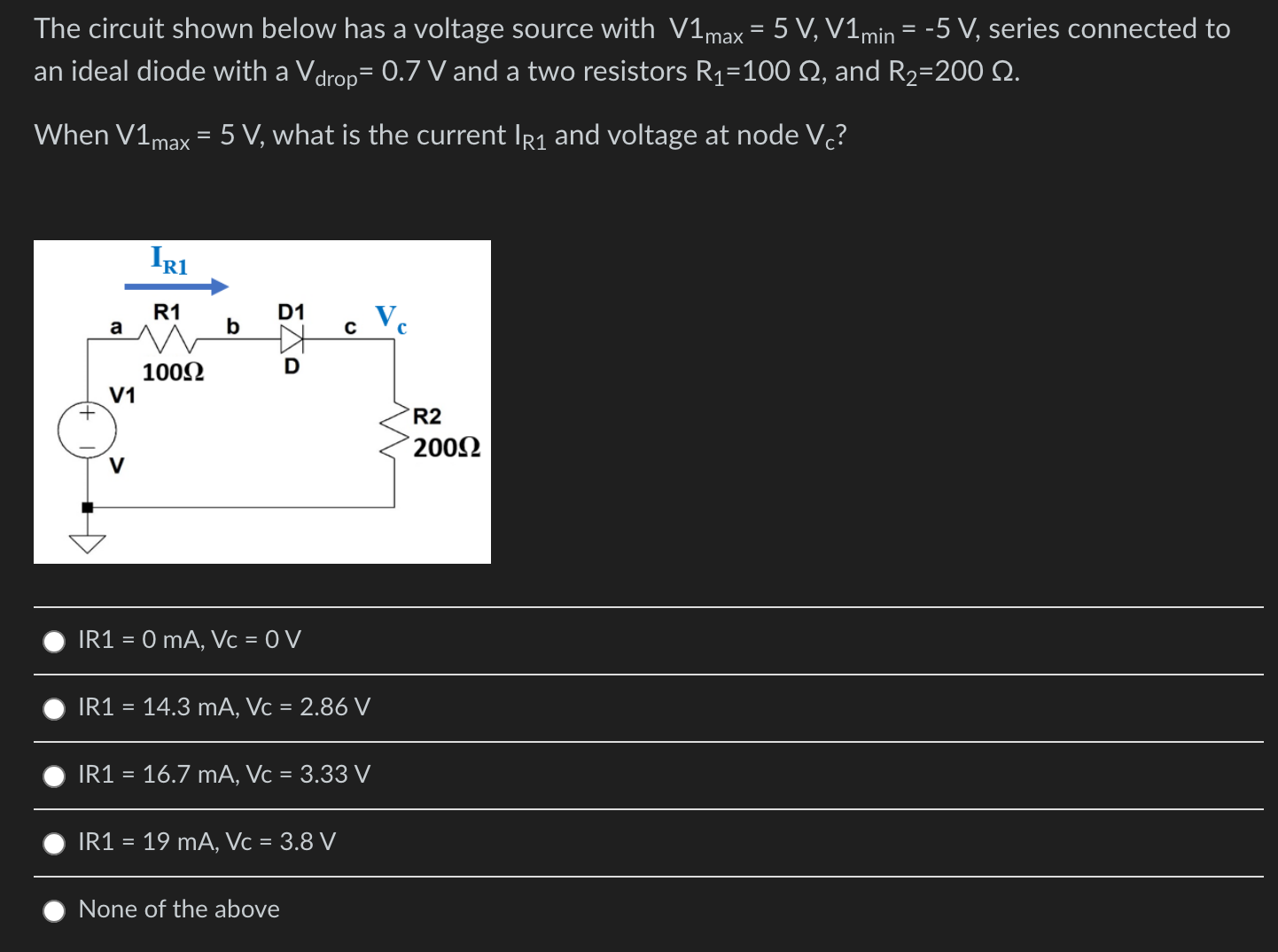 Solved The circuit shown below has a voltage source with | Chegg.com