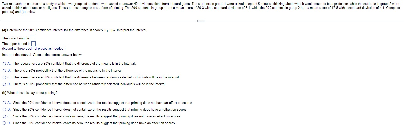 Solved parts (a) ﻿and (b) ﻿below.(a) ﻿Determine the 90% | Chegg.com