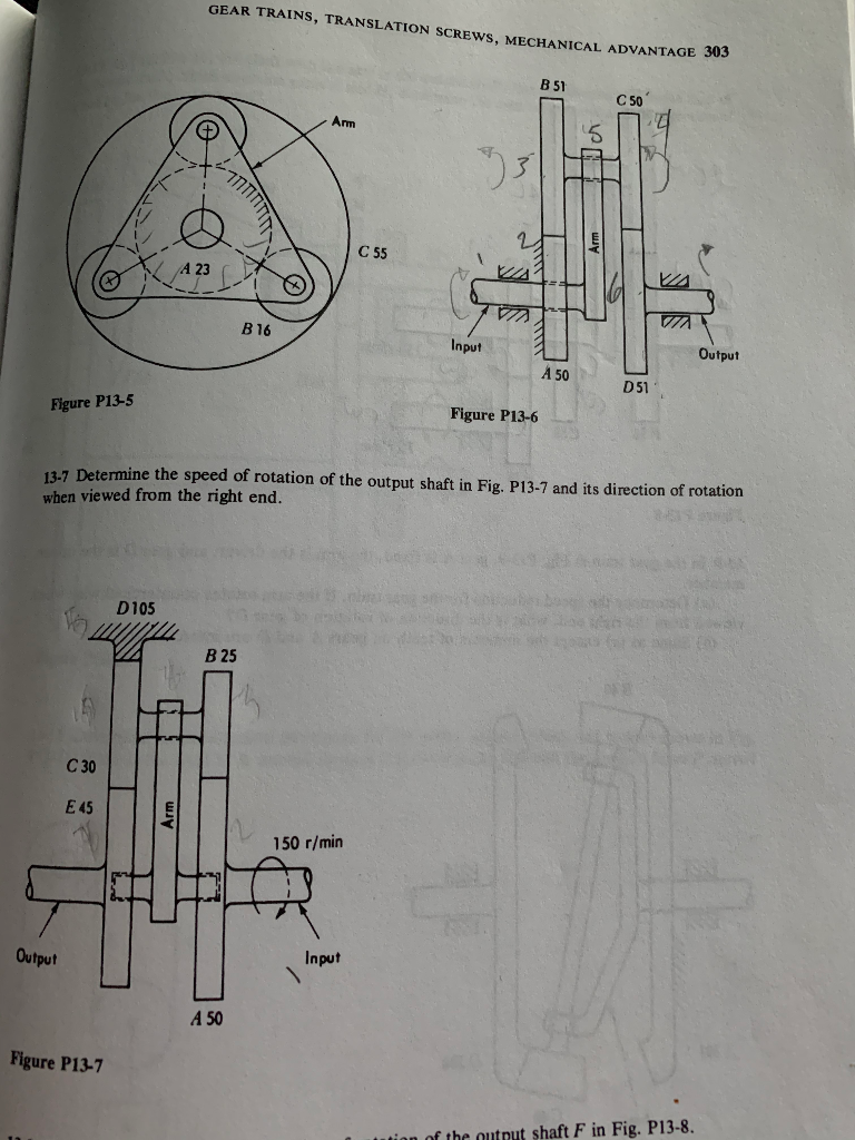 Solved GEAR TRAINS, TRANSLATION SCREWS, MECHANICAL ADVANTAGE | Chegg.com