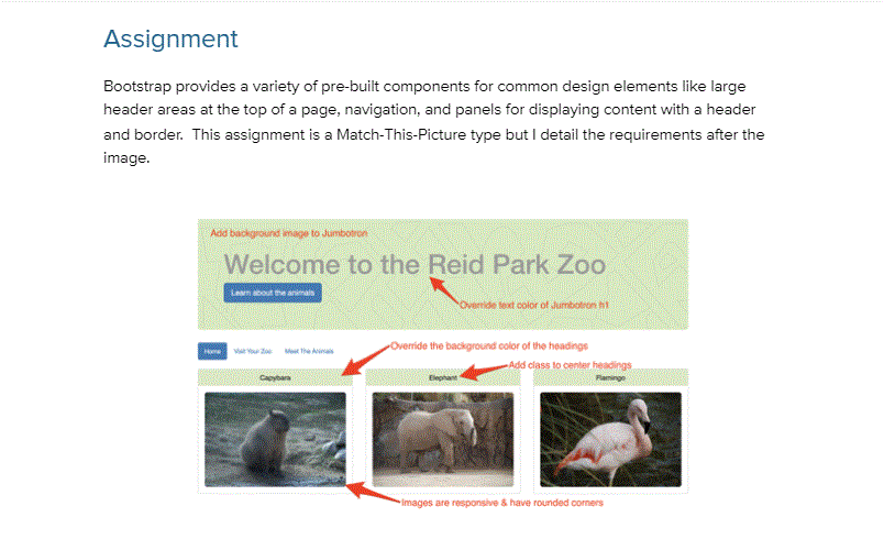 Assignment Bootstrap provides a variety of pre-built | Chegg.com