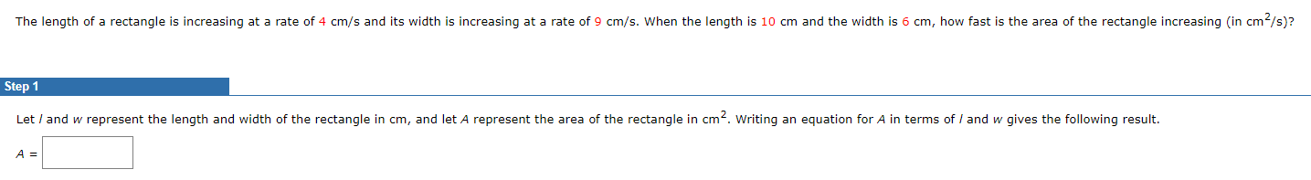 Solved Step 1 A= | Chegg.com