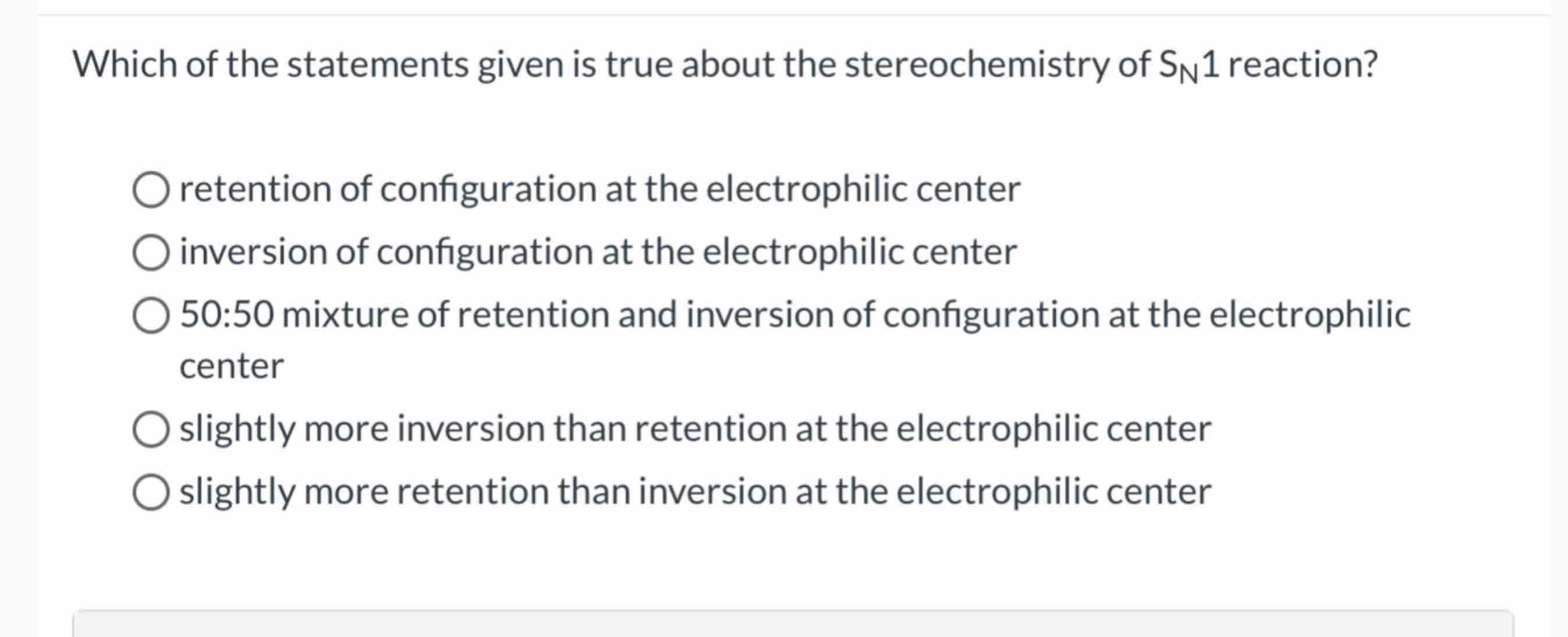 Solved Which of the statements given is true about the | Chegg.com