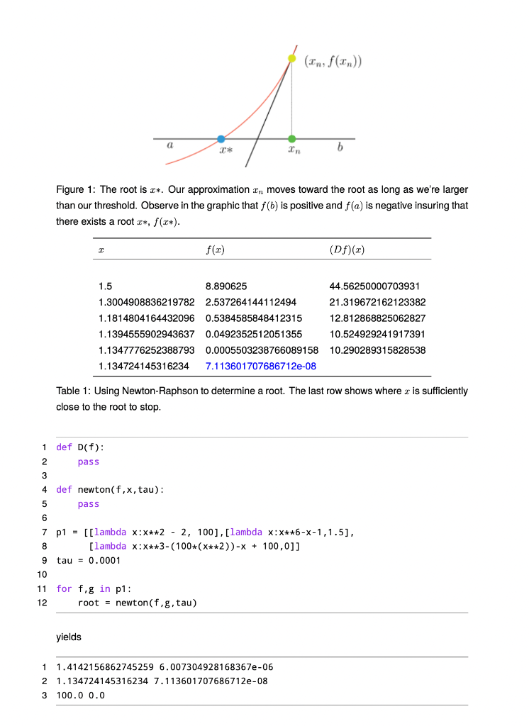 Solved Root finding is a ubiquitous need. A root is a value | Chegg.com
