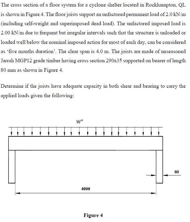 The cross section of a floor system for a cyclone | Chegg.com