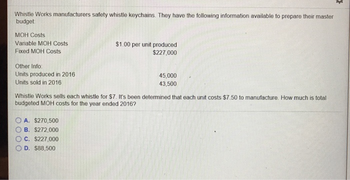 Solved Which of the following is NOT a benefit of budgeting? | Chegg.com