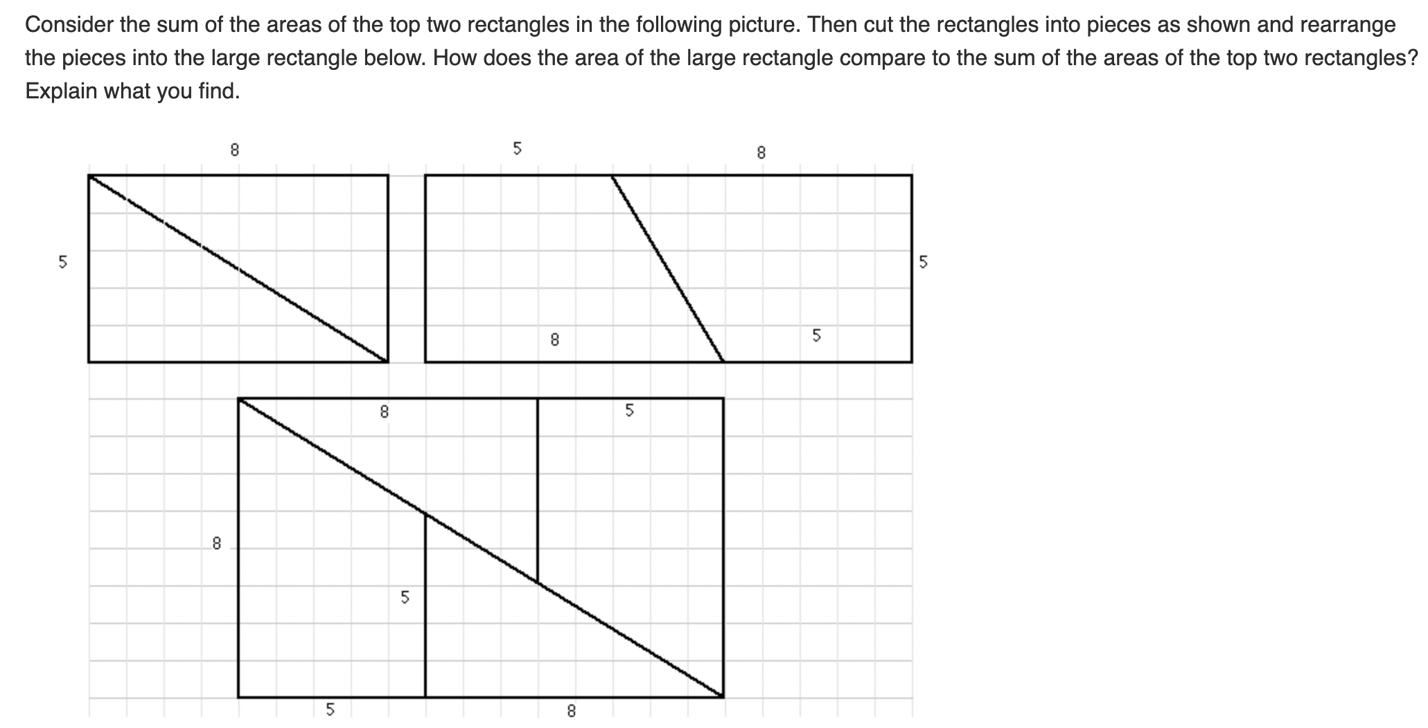 Solved Consider the sum of the areas of the top two | Chegg.com