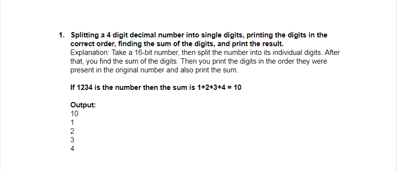 Solved Must use emu8086: (Try to keep the code as simple as | Chegg.com