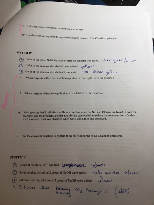 Solved help me answer the wuestion with pink! the reactions | Chegg.com